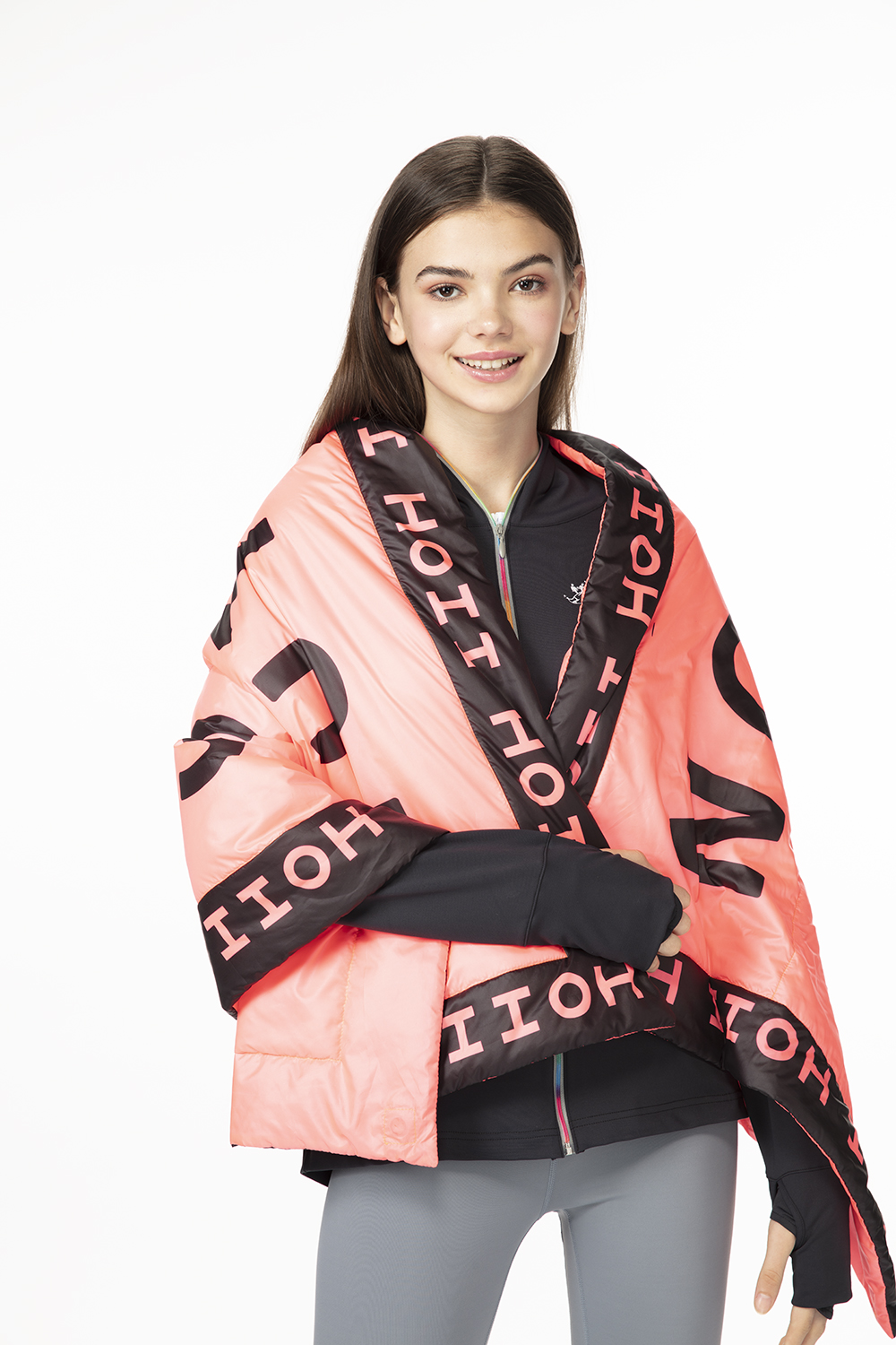 HOII雙面鋪棉披肩 | HOII后益